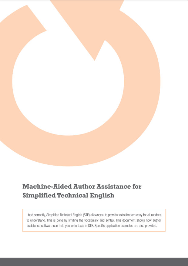 Simplified Technical English – the STE Checker from Congree